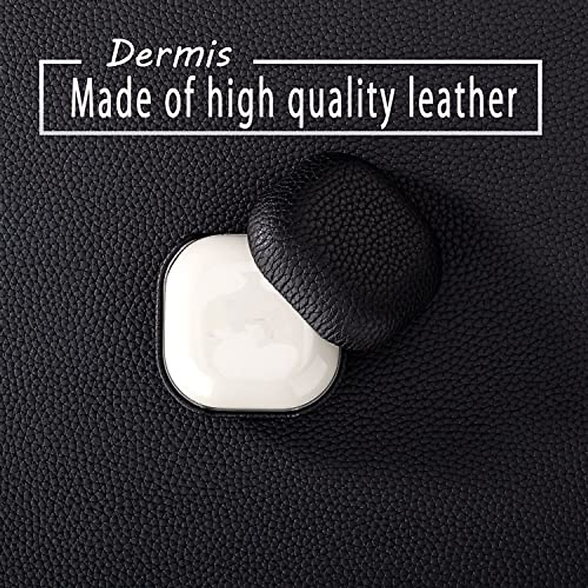 Cover Case for Samsung Galaxy Buds 2 Case，Galaxy Buds Pro Case Galaxy Buds Live Case,Genuine Leather case Complete Protection Against Scratches, Bumps, Anti-Shock and Anti-Slip