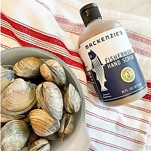 MacKenzie's Fisherman Hand Scrub - 16 Oz - Cleansing & Deodorizing Hand Cleaner - Gifts for Fisherman, Cooks & Gardeners