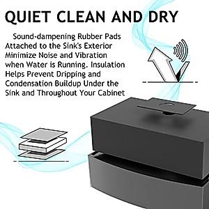 Brzkyr 30 inch Farmhouse Kitchen Sink Gunmetal Black Stainless Steel Apron Front 16 Gauge R10 Deep Single Bowl Kitchen Farm Sinks