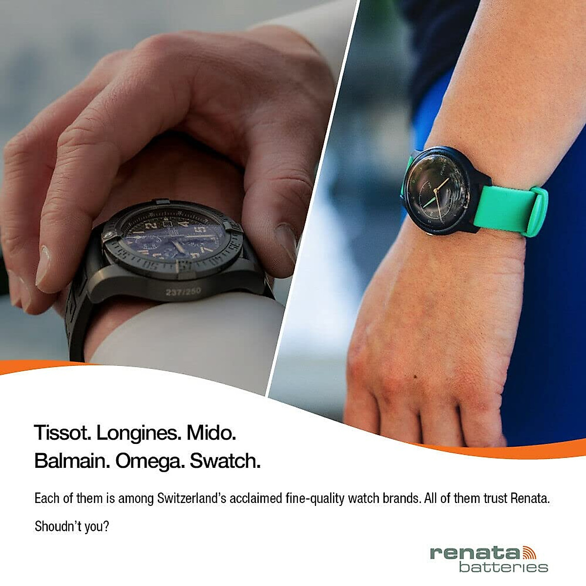 Renata 364 SR621SW Batteries - 1.55V Silver Oxide 364 Watch Battery (20 Count)