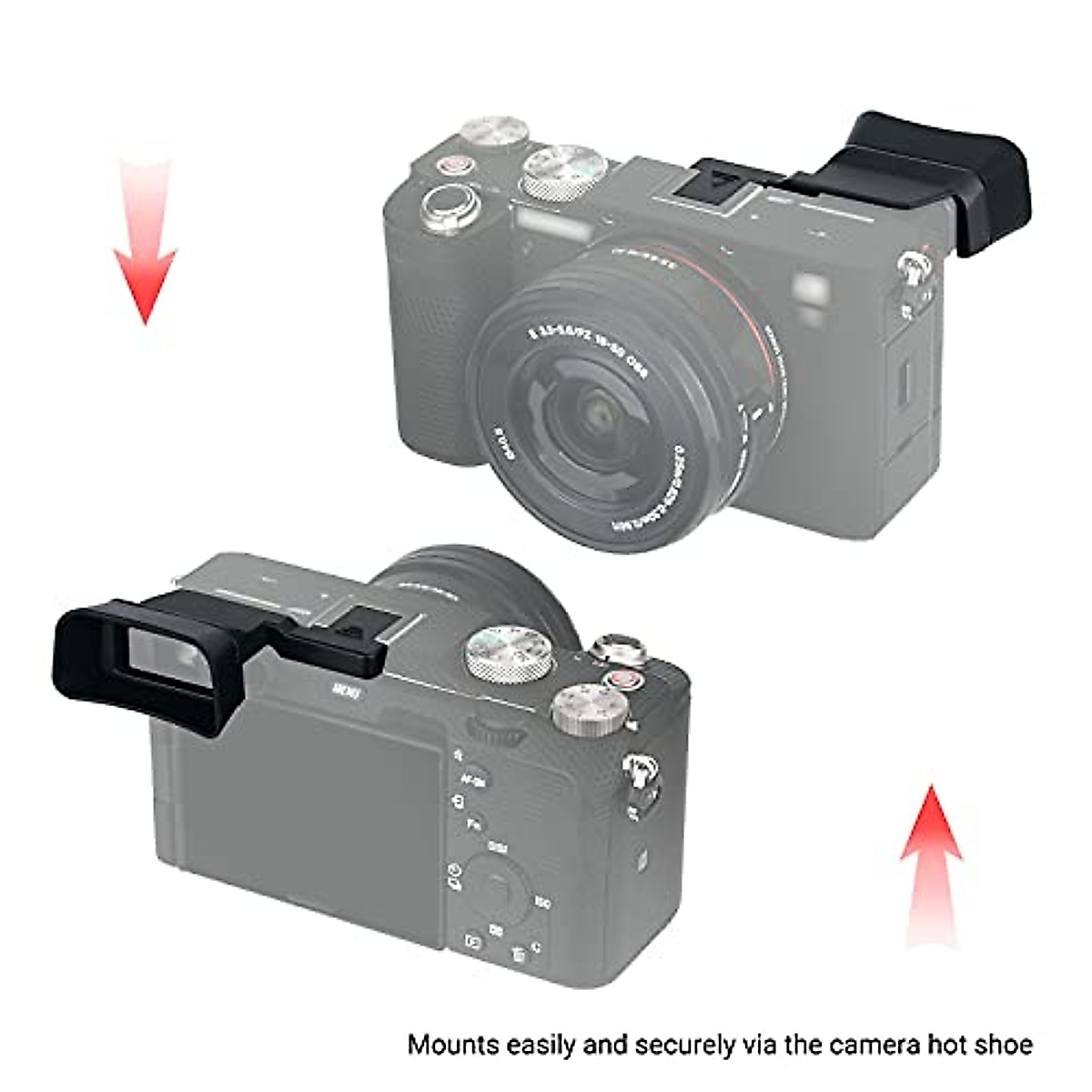 Soft Silicon Camera Viewfinder Eyecup Eyeshade for Sony A7C Alpha 7C (ILCE7CL/S) Eyepiece Eye Cup Protector