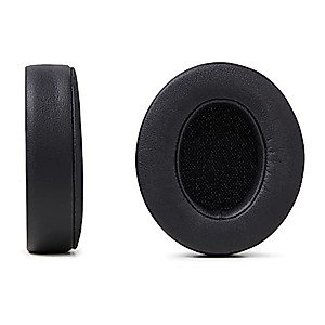 Premium Replacement Studio 3 Ear Pads/Studio 2 earpads Cushions. Compatible with Beats Studio 3 / Beats Studio 2 Headphones (Black). Premium Protein Leather | High Density Foam | Extra Thick