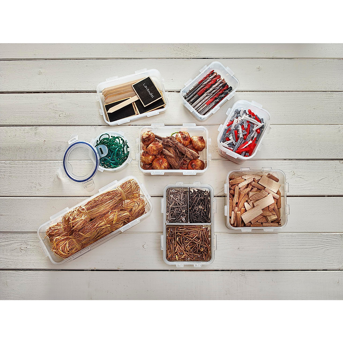 LOCK & LOCK Rectangular Water Tight Food Container (15 oz)