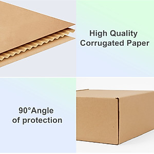 MEBRUDY 7x5x2 Inches Shipping Boxes Pack of 50, Small Corrugated Cardboard Box for Mailing Packing Literature Mailer
