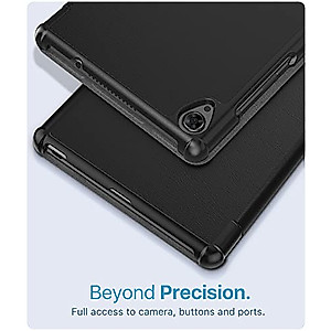 MoKo Case for Lenovo Tab M8 /Smart Tab M8 / Tab M8 FHD Case Model TB-8505F/TB-8505X/TB-8505FS/TB-8705F, Slim Lightweight Smart Shell Stand Cover Case for Lenovo Tab M8 HD/Tab M8 HD LTE, Black