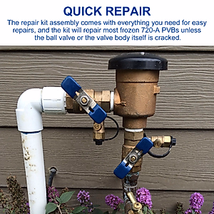 Aulpq RK1-720A Pressure Vacuum Breaker Repair Kit, for Zurn Wilkins 1/2”, 3/4”, and 1”Pressure Vacuum Breaker
