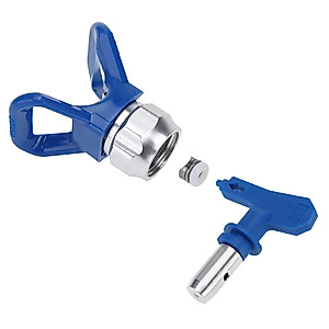 SanSanYa 10PCS Airless Reversible Spray Tip Nozzles Airless Sprayer Nozzles Airless Paint Sprayer Tip Extension Pole Airless Paint Sprayer Extension with Sprayer Nozzle Tip Guard