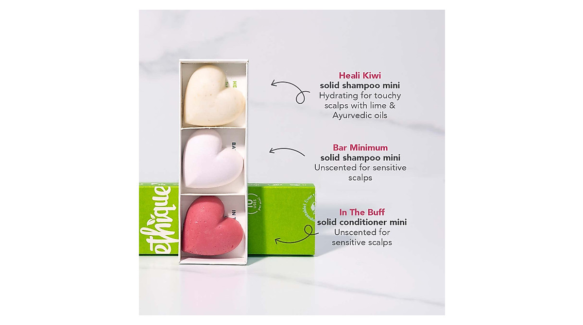 Ethique Discovery Pack for Touchy Scalps - Eco-Friendly Kit