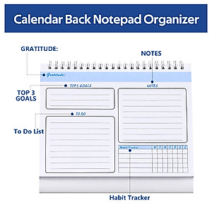 2023 Calendar-Desk Calendar 2023(8x6",18 Months) Small Desk Calendar 2023-2024-January 2023 to June 2024,2023 Desk Calendar To Do List For Offices,Schools,Home's Desk Accessories(Free Mini Calendar)