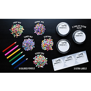 Crazy Aaron’s Thinking Putty Hide Inside! Mixed by Me Kit - Create, Mix, Mold, Fun Activity Set, Mix-in Pieces, Sensory Putty, Fidget, Never Dries Out, Non-Toxic, Crazy Aarons Putty Kids Ages 5+