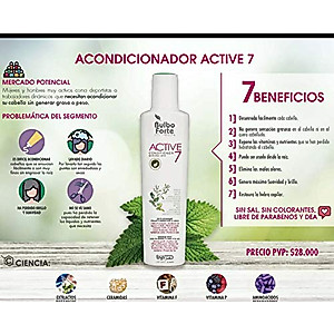 Byspro Bulbo Forte Active 7 Conditioner Low Fat | Acondicionador Bajo en Grasa 10.1oz-300ml