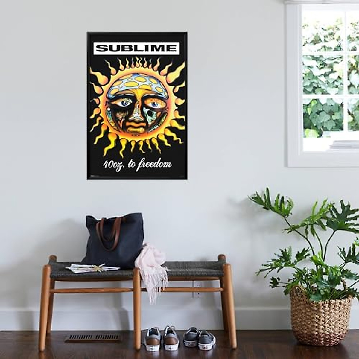 AllPosters Wall Poster Sublime- 40 Oz. To Freedom on Black Frame, 24x36