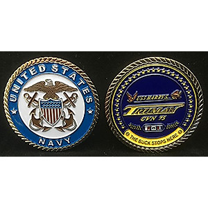 USS Harry S. Truman CVN 75 (Officer) Challenge Coin