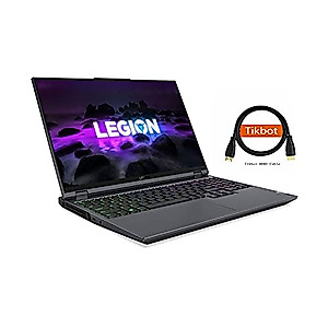 Lenovo Legion 5 Pro Gen 6 AMD Gaming Laptop, 16.0" QHD IPS 165Hz, Ryzen 7 5800H, GeForce RTX 3060 6GB, TGP 130W, Win 10 Home, 16GB RAM | 2TB PCIe SSD, Tikbot HDMI Cable Bundle