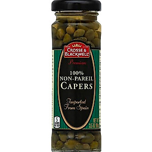 Crosse & Blackwell Premium 100% Non-Pareil Capers, 3.5 ounces