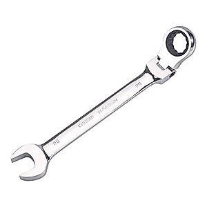 20mm Metric Flex-Head Ratchet Wrench,Box End Head 72-Tooth Ratcheting Combination Wrench Spanner