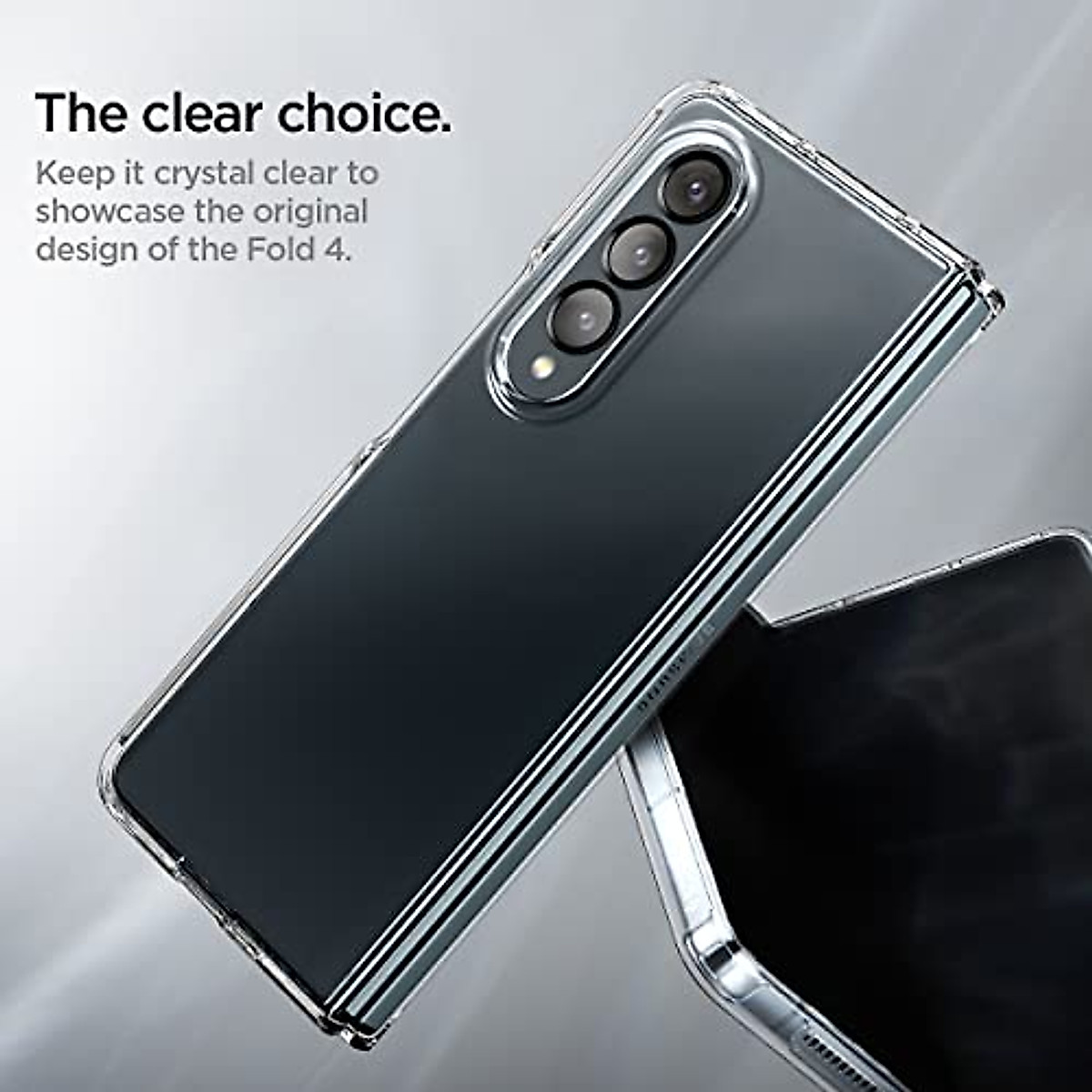 Spigen Ultra Hybrid Designed for Galaxy Z Fold 4 Case (2022) - Crystal Clear