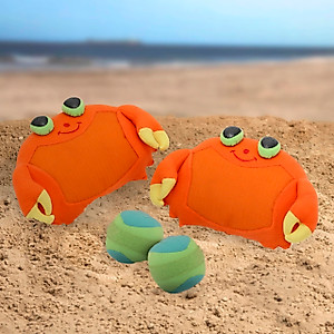 Melissa & Doug Sunny Patch Clicker Crab Toss and Grip Catching Game With 2 Balls
