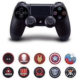 for PS5 PS4 PS3 Xbox 360 Xbox One Switch Pro Wii u Controller Silicone Thumb Grip Cap Joystick Thumbstick (#A)