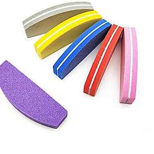 20PCS Foot Buffer Block Buffing Block Rough Nail File Emery Boards for Nails Toenail File Nail Files Professional Manicure Pedicure Tools Nail Files Tool Purple King Luster