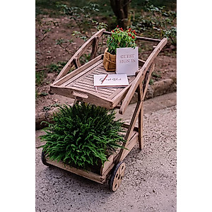 Merry Expressions Rose Gold Guest Book Wedding Reception with Pen & Sign - Polaroid Guest Book for Bridal or Baby Shower & Birthday Parties - Pink Foil Texture Guestbook, Gilded Pages 7"x9" inches