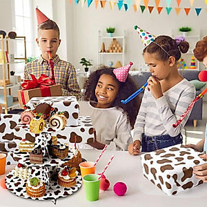 Bolsome 100 Sheets 20 x 14 Inch Brown Cow Print Tissue Paper Highland Cow Print Tissue Paper for for Gift Wrapping, Birthday, Baby Shower, Cow Theme Party DIY Craft