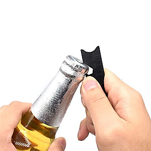 makstore Fire Starter 1/2"x5" Flint Steel Ferro Rod Survival kit with Multitool Fire Striker and Paracord for Camping, Hiking, Backpacking (Army Green)