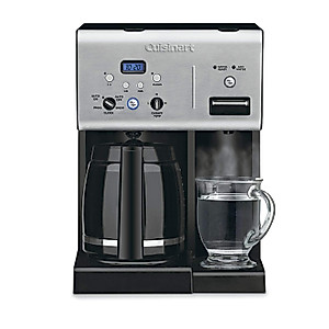 Cuisinart CHW-12P1 12-Cup Programmable Coffeemaker with Hot Water System, Black