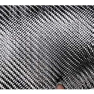 Co-parts Black Carbon Fiber Cloth Fabric 200g 19.5"wide 3K Weave 78.5" long