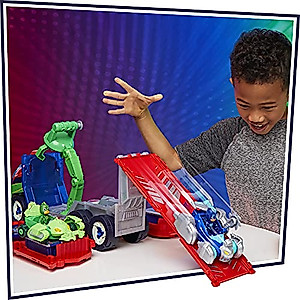 PJ Masks Toys PJ Launching Seeker Car Playset with Sounds, 2-in-1 Vehicle and Car Launcher, Preschool Toys for 3 Year Old Boys and Girls and Up