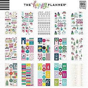 ME & MY BIG IDEAS Happy Planner STCKRS, Christmas Joy, 979/Pkg