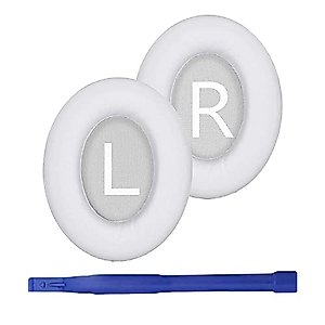 Noise Cancelling 700 Earpads Replacement Ear Pads Protein PU Leather Ear Cushion Compatible with Bose NC700 Bose Noise Cancelling 700 Bluetooth Headphones （White