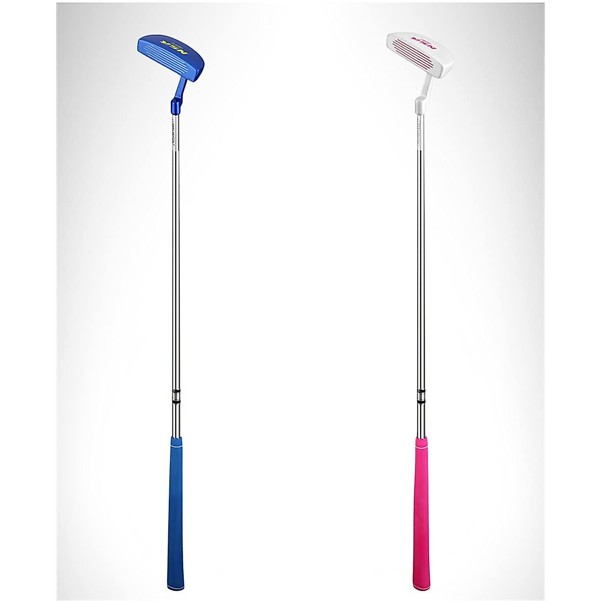 Golf Putters Kids Left Handed Beginners Practice Golf Clubs 3-12 Children Outdoor Golf Sports (Blue,for 9-12Y)