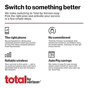 Total by Verizon Nokia C200, 32GB, Grey - Prepaid Smartphone (Locked)