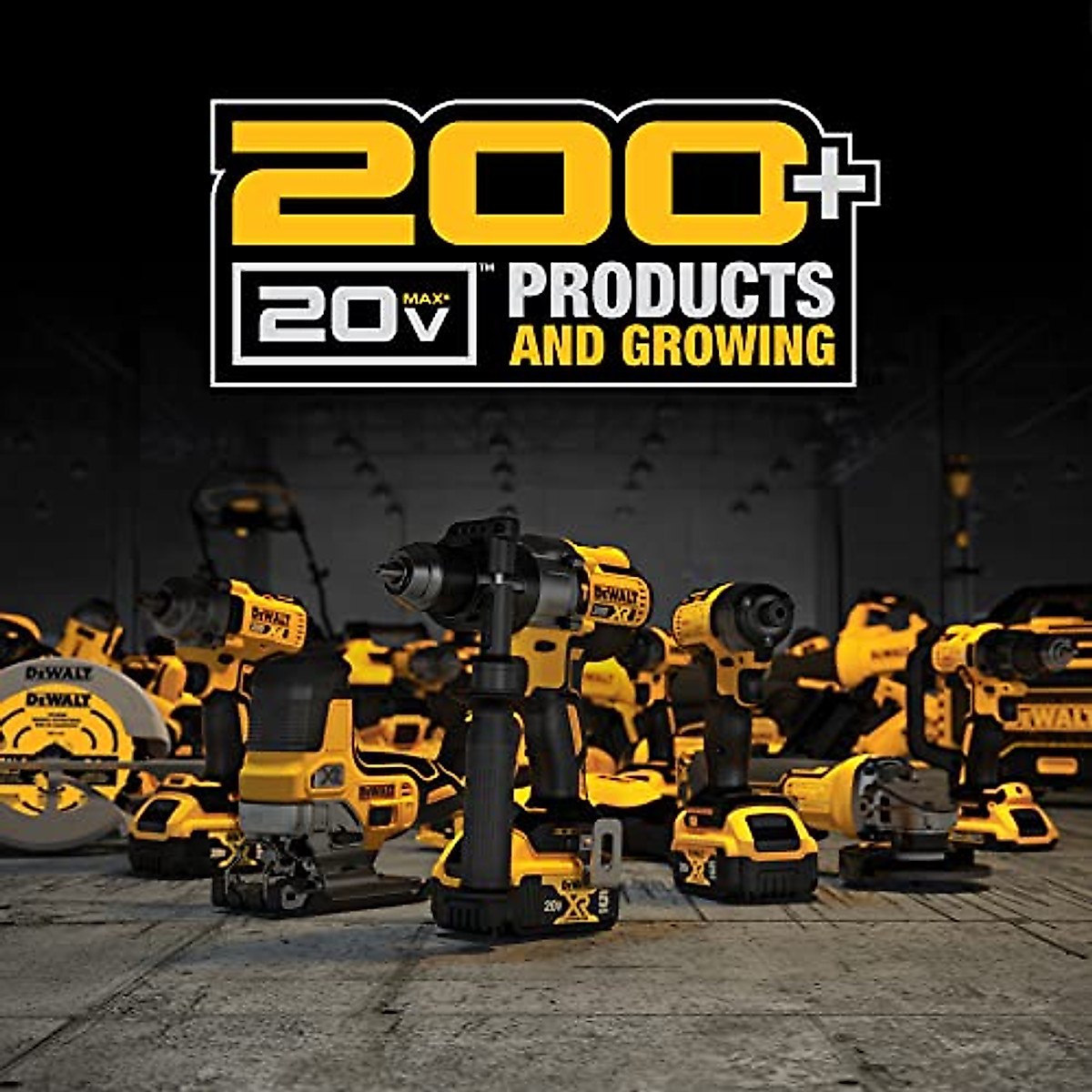 DEWALT 20V MAX* Cordless Drill Combo Kit , 4-Tool (DCK466D2)