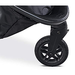 Britax B-Free Stroller, Midnight - All Terrain Tires, Adjustable Handlebar, One Hand Fold, Large UV50 Canopy