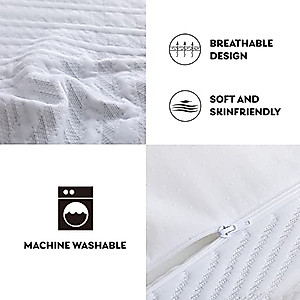 UMATRU 8 Inch Green Tea Infused Memory Foam, Memory Foam Mattress in a Box with Graphene Technology Cover for a Cool Sleep & Pressure Relief, CertiPUR-US Certified (Twin)