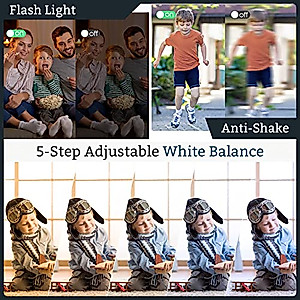 Digital Camera,Kids Camera with 32GB Card,Nsoela FHD 1080P 44MP Compact Vlogging Camera,Point and Shoot Camera 16X Digital Zoom, Portable Mini Kids Camera for Teens Students (Black)