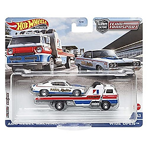 Hot Wheels Team Transport Wide Open with '70 AMC Rebel Machine
