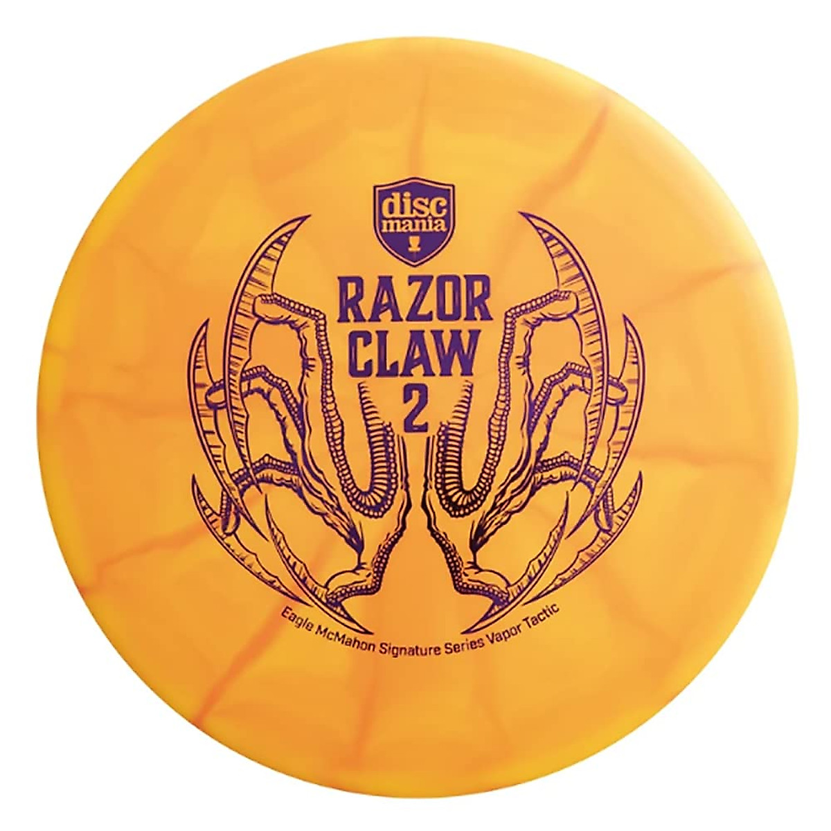 Discmania Signature Series Eagle McMahon Razor Claw 2 Vapor Tactic Limited Edition Disc Golf Approach Disc (Colors Will Vary) (173-176g)