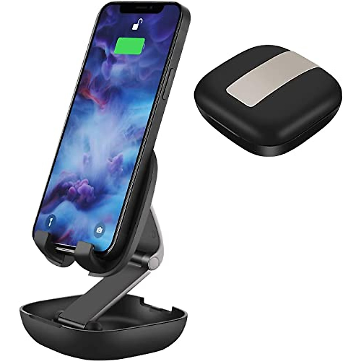 RensanR Adjustable Phone Stand,fit with All Phones and Pad,Portable Foldable Stand,Foldable Phone Stand,Phone Holder for Desk,Cell Phone Stand for Desk,2021 Cell Phone Stand,Phone Holder