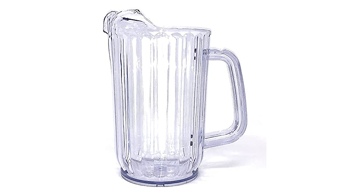 Choice 32 oz Clear Plastic Water Pitcher - BPA Free