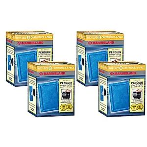 MarineLand Rite-Size Cartridge B, 24-Pack (4 Packages with 6 Filters Per Package)