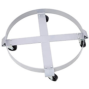 Qzntinrt Heavy Duty 55 Gallon Drum Dolly Set with Swivel Wheels - 4 Pk