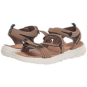 Propét Women's TravelActiv XC Walking Sandals, Tan, 9 Wide US