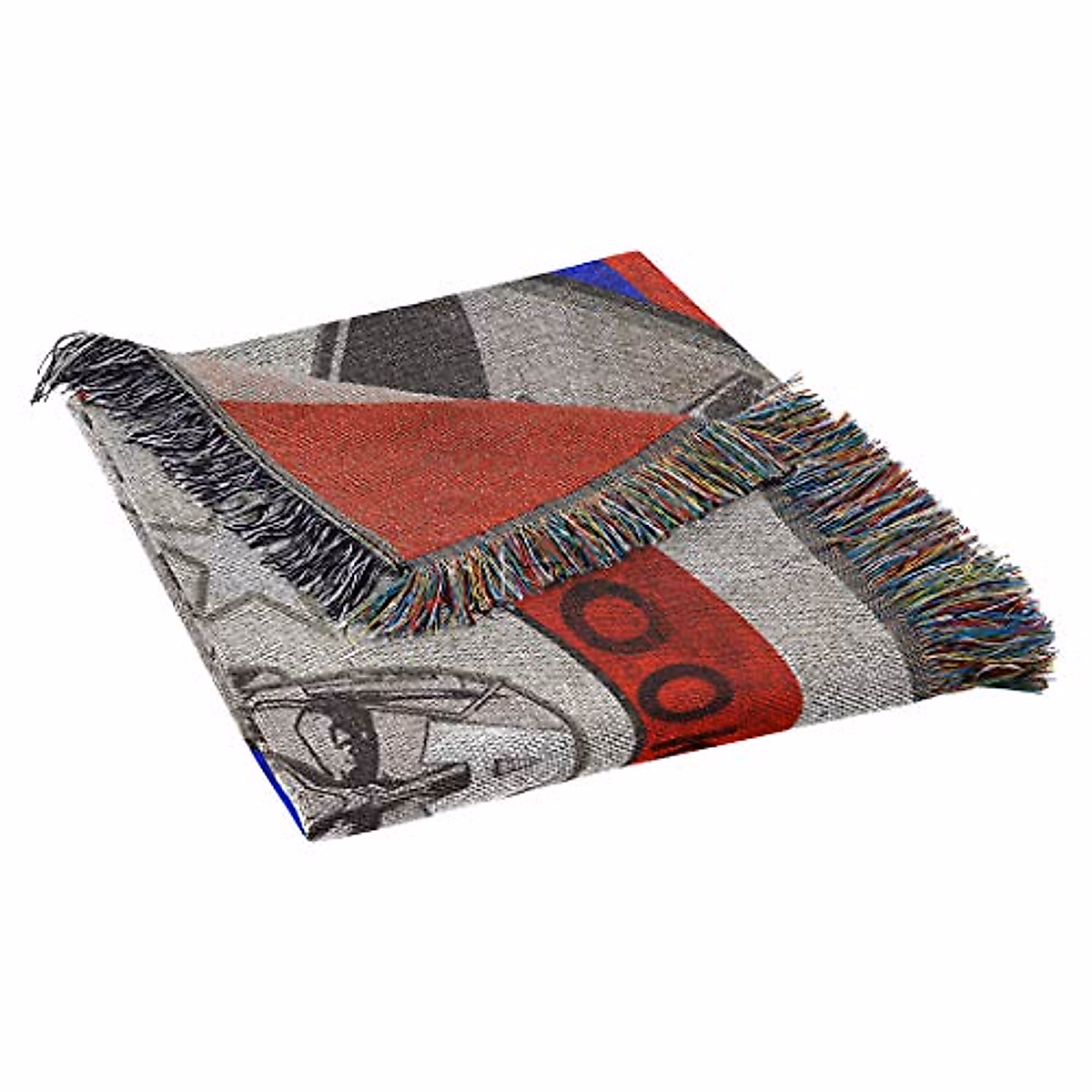 Marvel's Captain America, "Established" Woven Tapestry Throw Blanket, 48" x 60", Multi Color