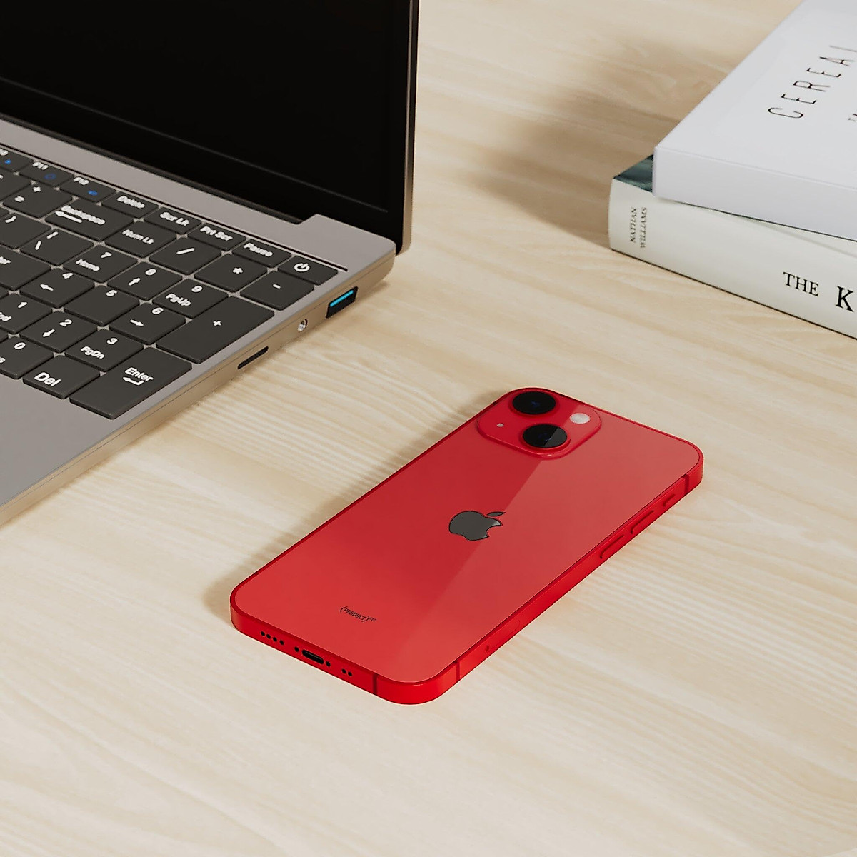 Apple iPhone 14, 128GB, (Product) Red - Unlocked (Renewed Premium)