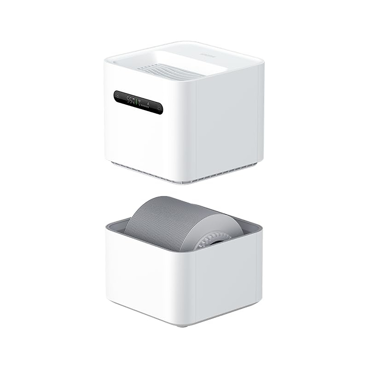 smartmi Evaporative Humidifiers, Cool No Mist Humidifiers for Bedroom, Air Humidifiers for Baby, 4L Top Fill, Self-Cleaning, Quiet, Smart APP Control, Auto Shutoff, Air-drying, Shockproof