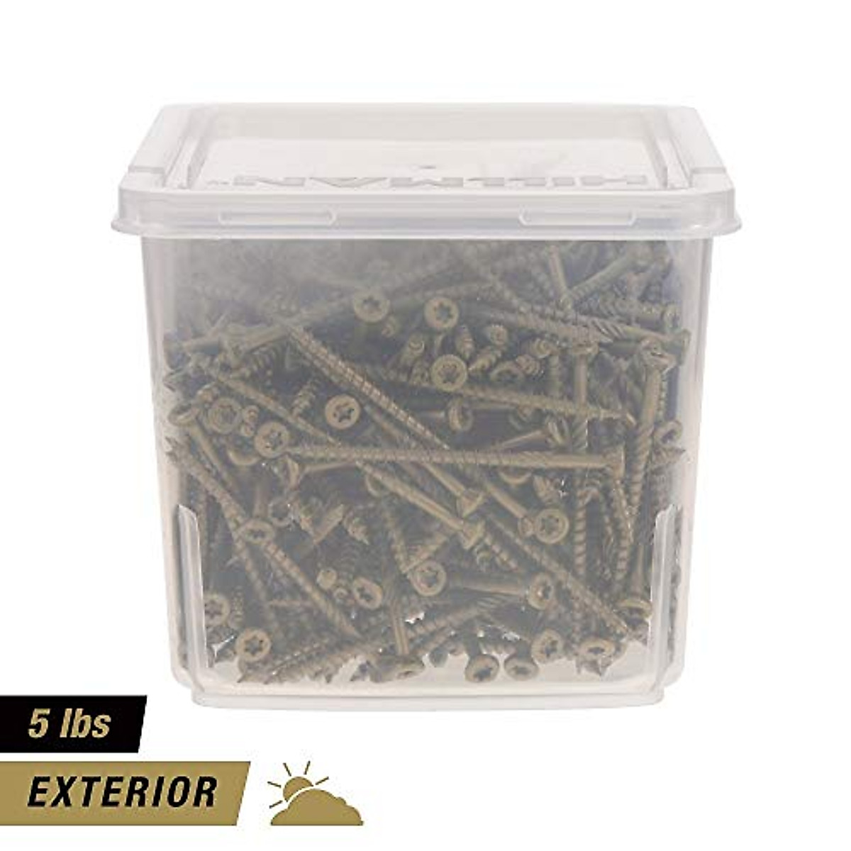 Power Pro Premium Exterior Wood Screws (#9 x 3") - 5lb Box