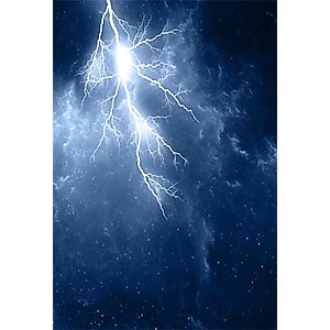 AOFOTO 4x6ft Lightning Flash in Night Sky Backdrop Flash Thunder Photography Backdrops Light Natural Phenomenon Starry Photo Studio Props Pirate Theme Super Man Kid Boy Girl Portrait Vinyl Wallpaper